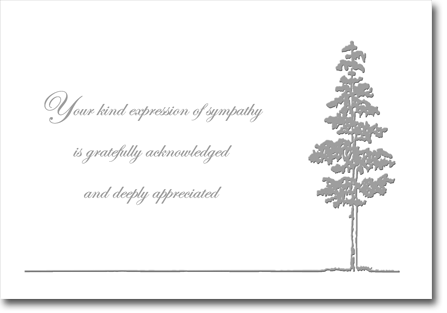 Silver Tree Acknowledgement