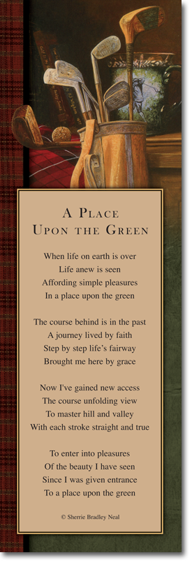 Legends Golf Bookmark