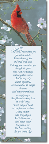 Northern Cardinal Prayer Cards