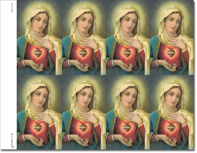 Immaculate Heart of Mary Prayer Cards