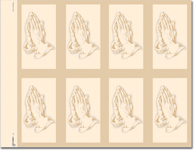 Closeout | Praying Hands Prayer Cards