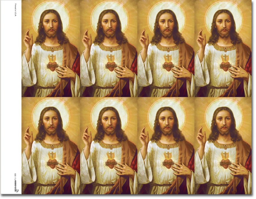 Sacred Heart of Jesus Prayer Cards