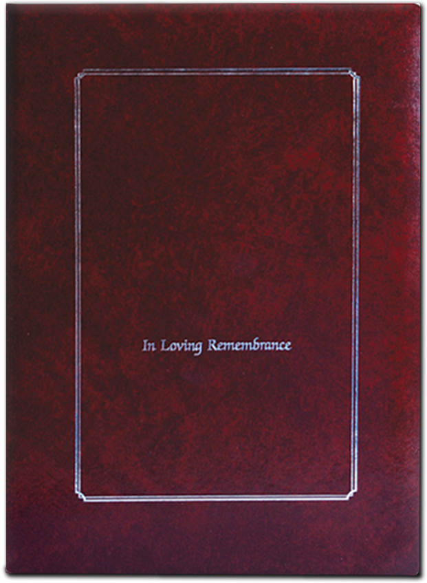 Closeout | In Loving Remembrance Oversized Register Book