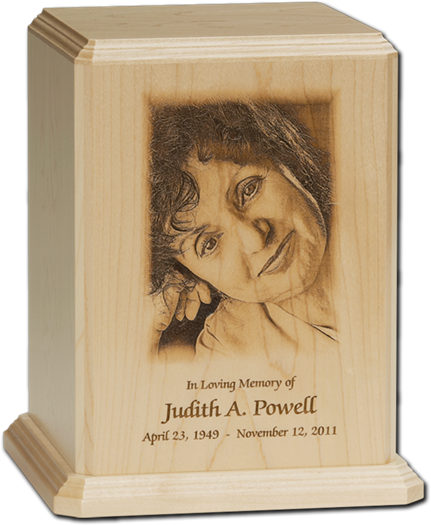 Classic Photo Urn - Adult - Vertical