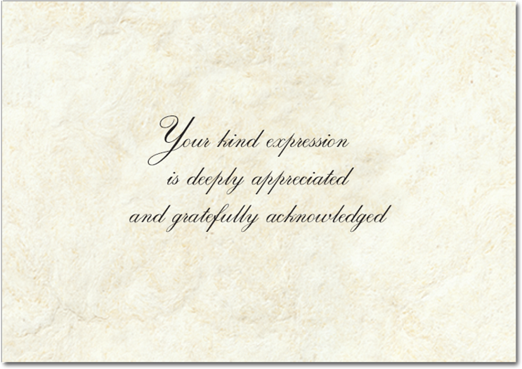Traditional Parchment - Your Kind Expression