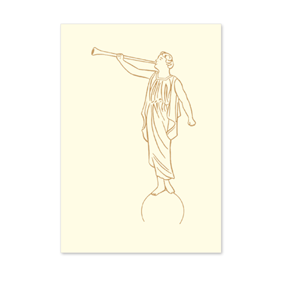 Latter-Day Saints Angel Moroni Acknowledgement