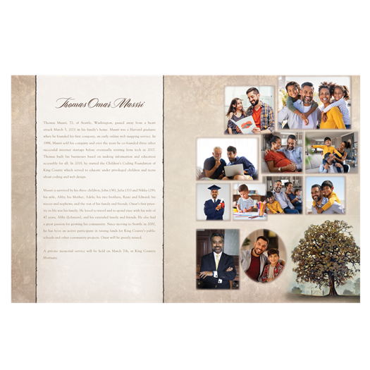Family Tree Signature Oversized Program