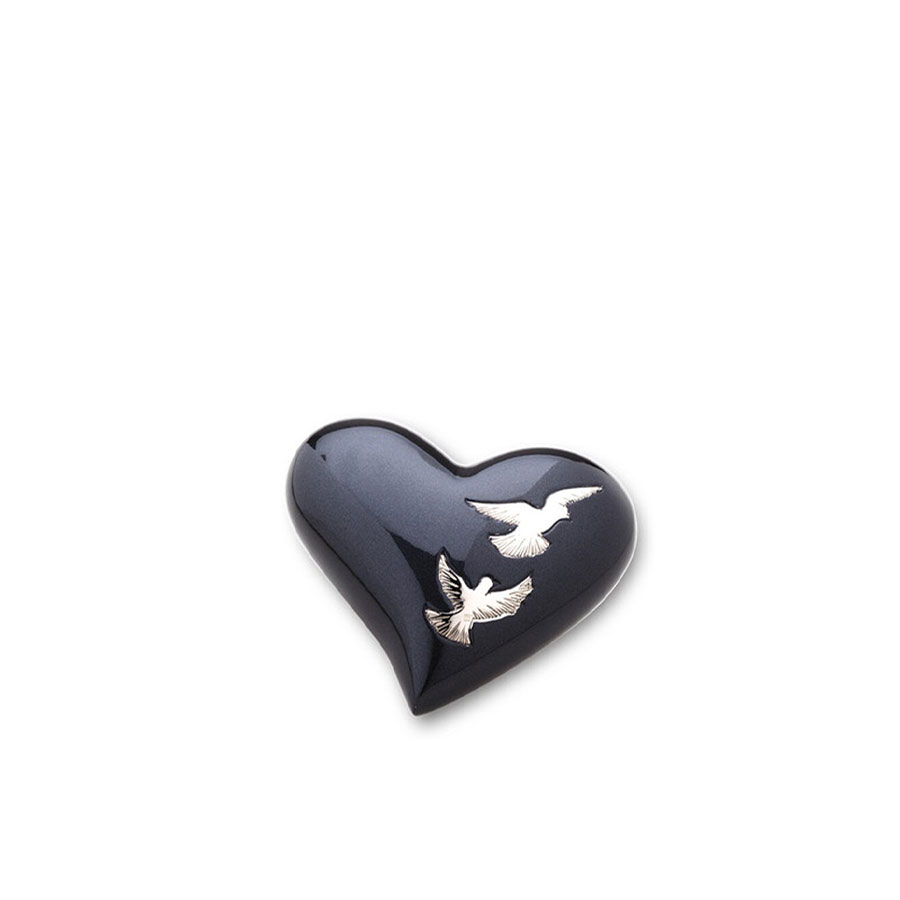 Nirvana Adieu Heart Shaped Token Urn