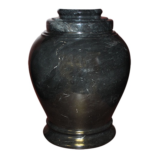Love Genuine Marble Urn Ebony