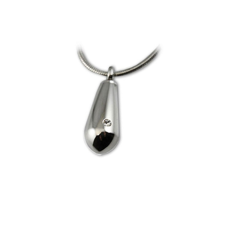 Chrome Teardrop Pendant
