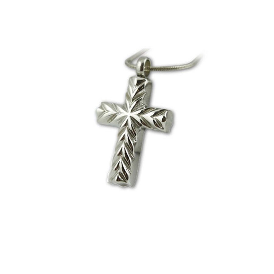 Elegant Stainless-Steel Cross Pendant