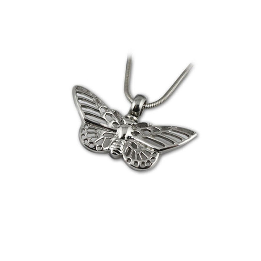 Chrome Butterfly Pendant