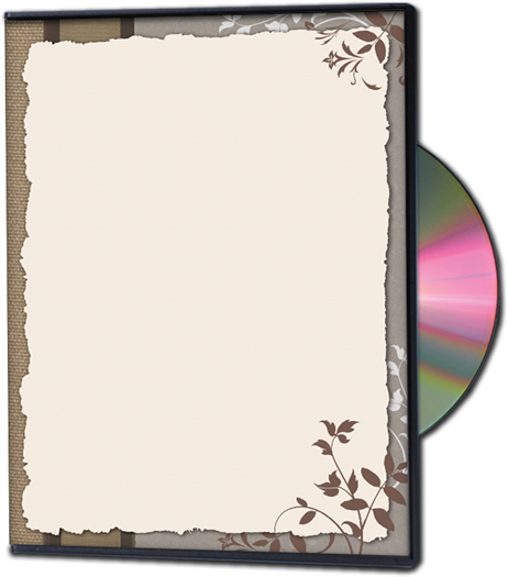 Café Shimmer DVD Cover Inserts