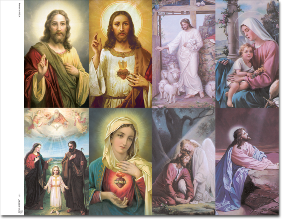 Religious Assortment Prayer Card Folders