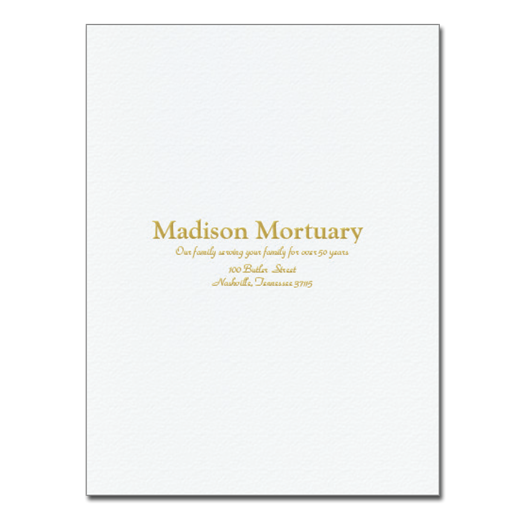 White Presentation Folder