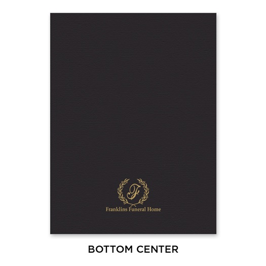 Black Presentation Folder