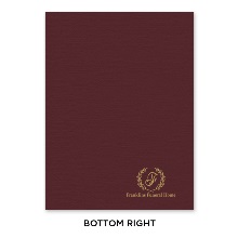 Burgundy Presentation Folder