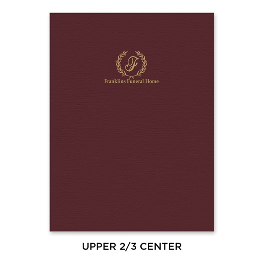 Burgundy Presentation Folder