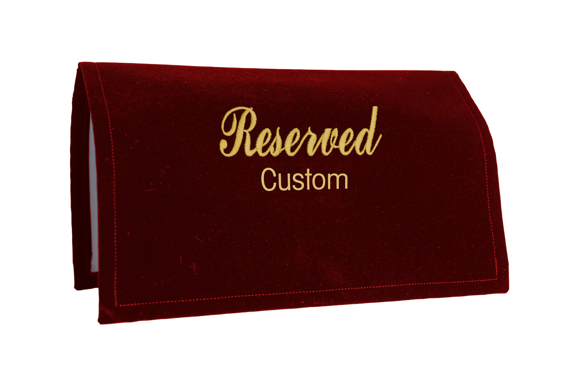 Seat Markers - Reserved Custom on Both Sides