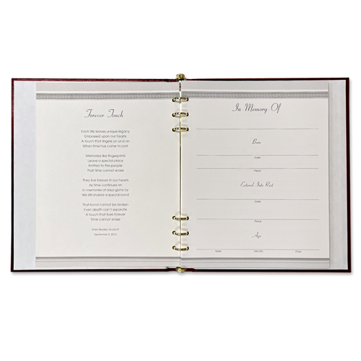 Enduring Vinyl Register Book