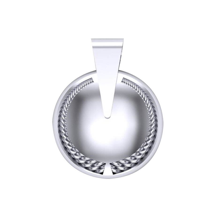 Braided Round Pendant