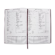 American Funeral Record Book