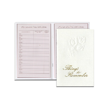 Embossed Rose Food Booklet
