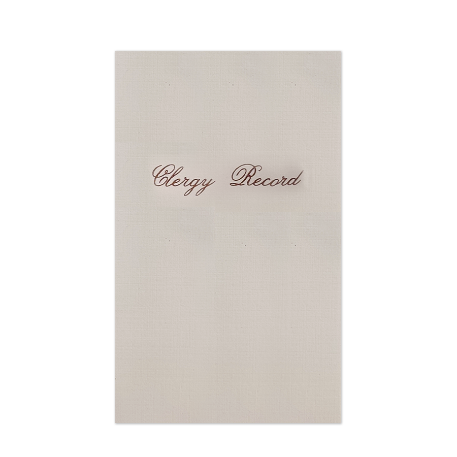 Clergy Record