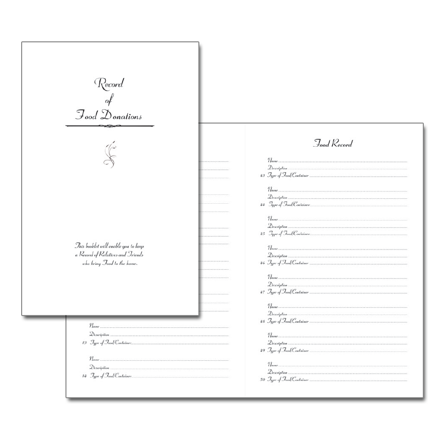 Food Record Book