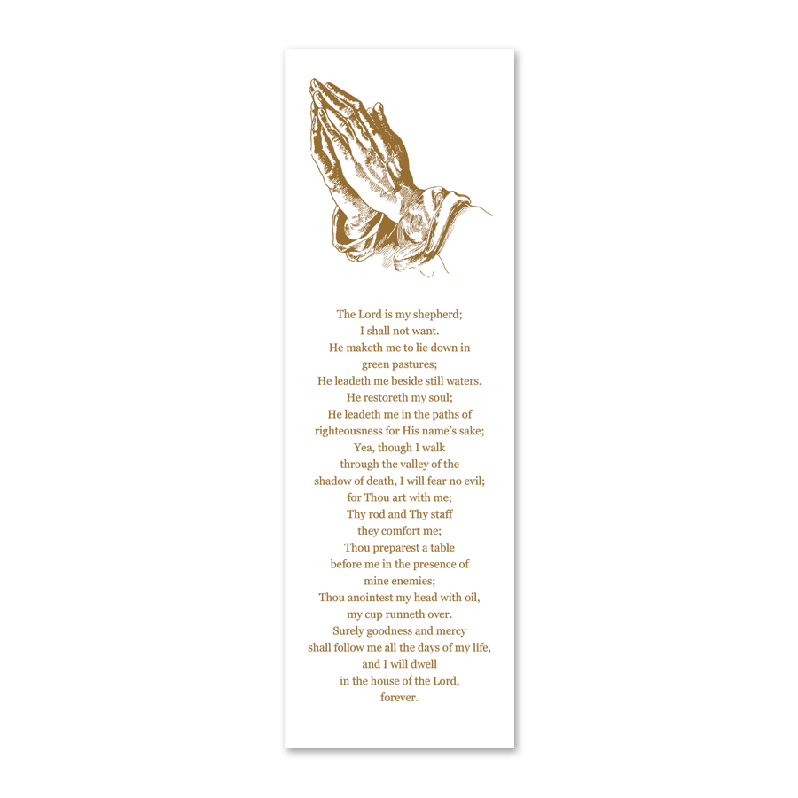 Praying Hands Bookmarks