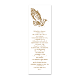 Praying Hands Gold Foil Register Book