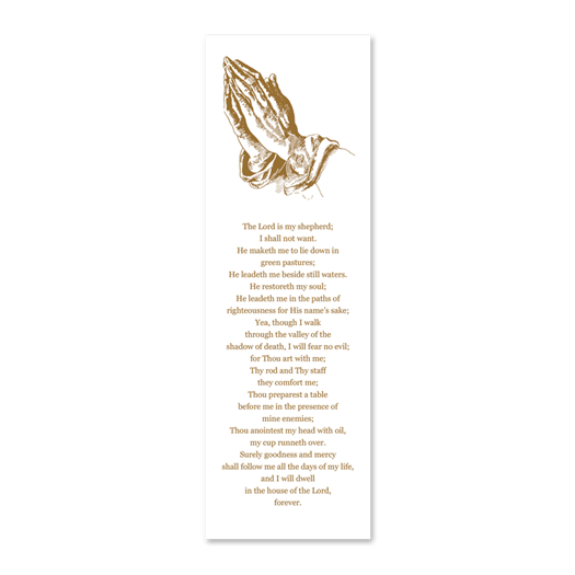 Praying Hands Bookmarks