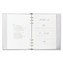 Praying Hands Printed Gold Register Book