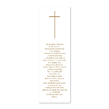 Cross Printed Gold Register Book