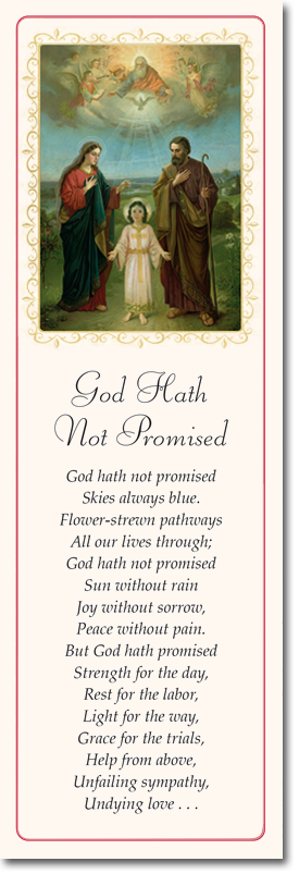 Holy Family Bookmark