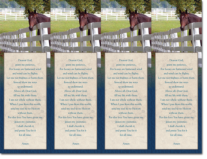 Peaceful Pasture Bookmark