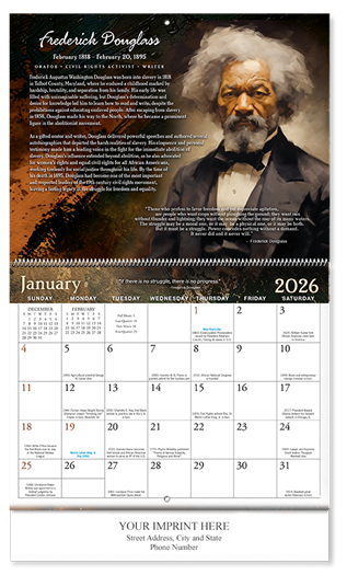 A Celebration of Black American History Calendar