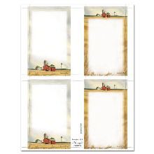 Homestead Square Candle Labels