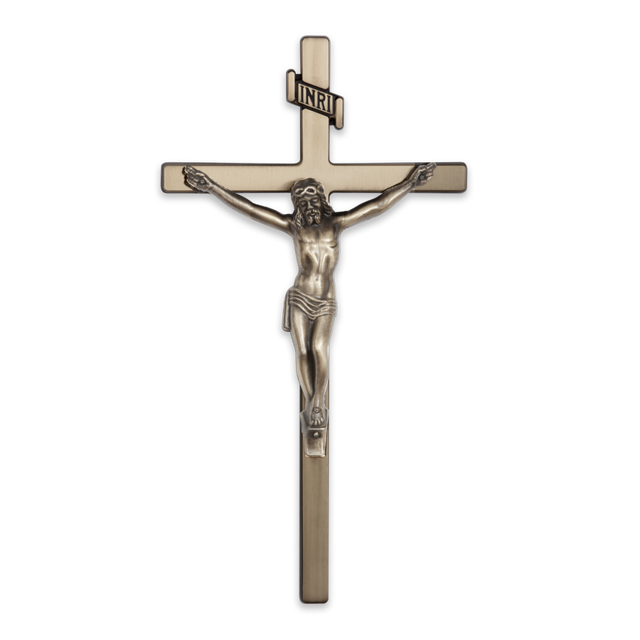 Bronze Exterior Cross with Bronze Corpus