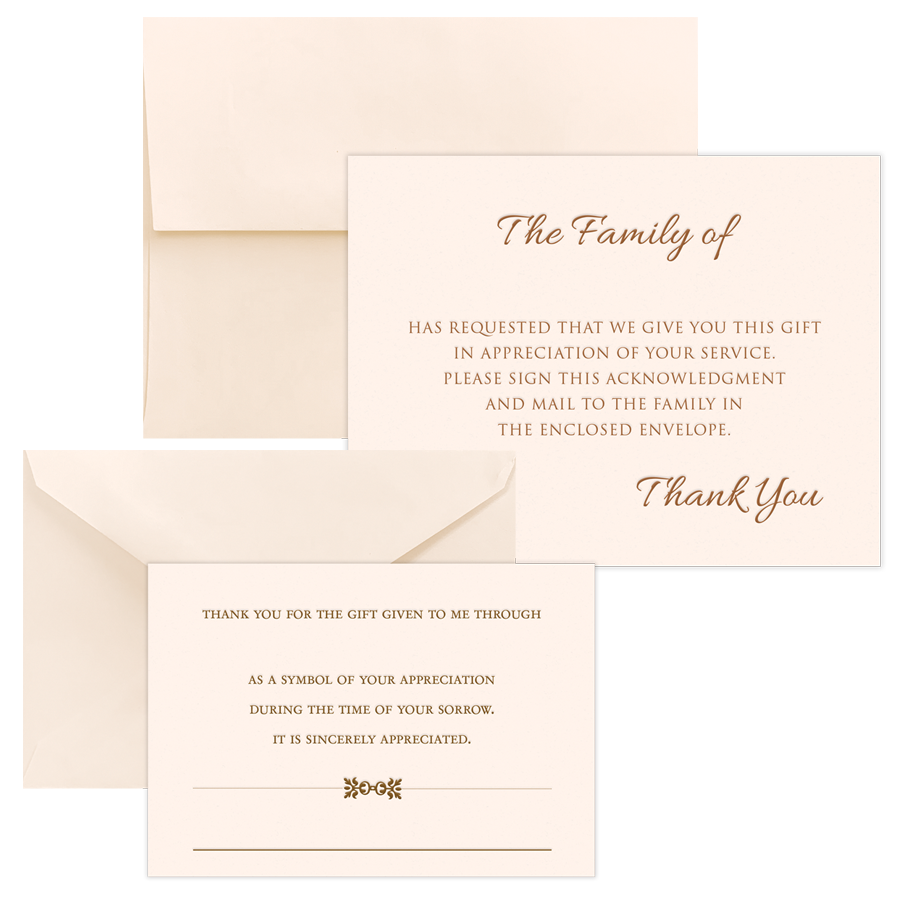 Honorarium Card (25)