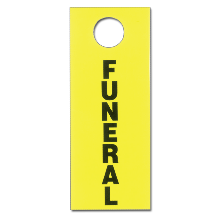 Funeral Mirror Tag