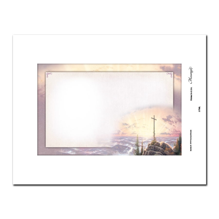 Sunrise Temporary Grave Marker Insert