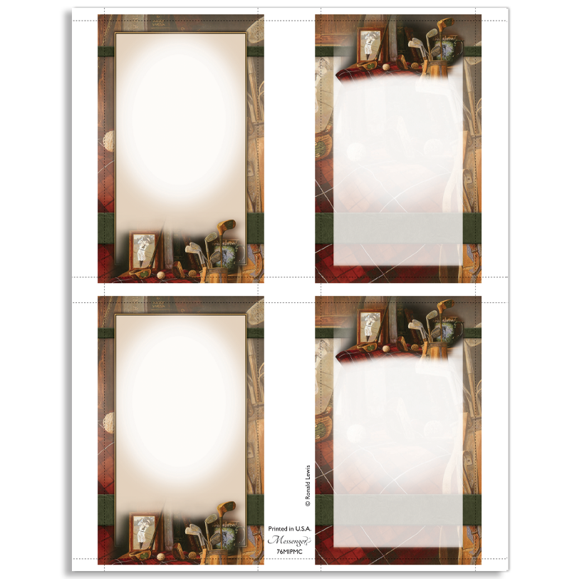 Legends Golf Memory Cards