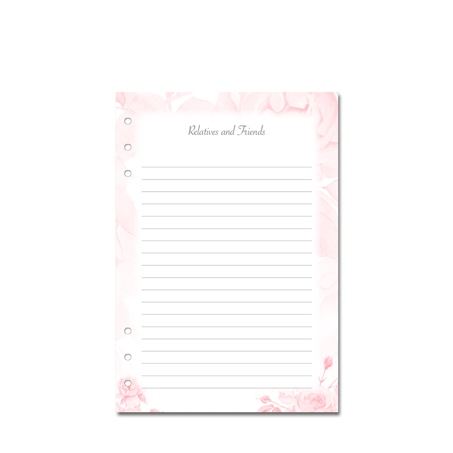 Bouquet of Roses Page Packets | Small