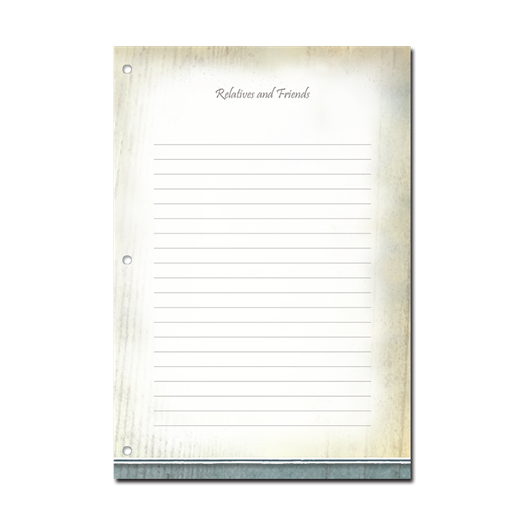 Family Tree Page Packets | Oversized