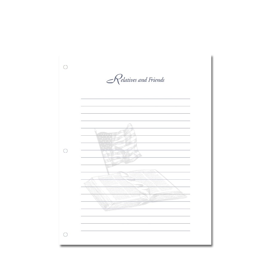 Honor and Glory Page Packets | Large