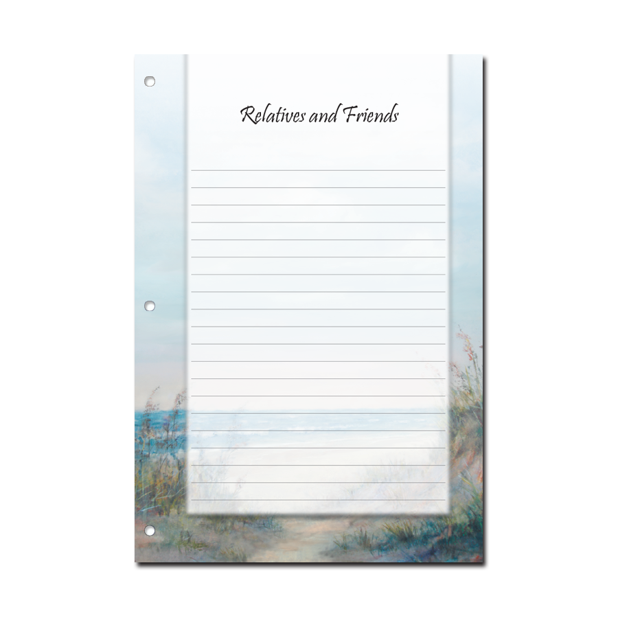 The Beach Page Packets | Oversized