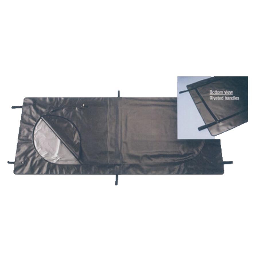 CLOSEOUT | Black Vinyl Burial Cremation Pouch