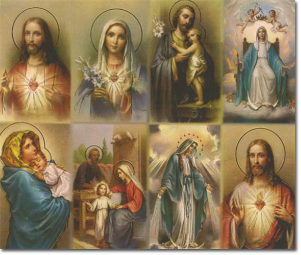 Celestial Gold Foil Prayer Cards