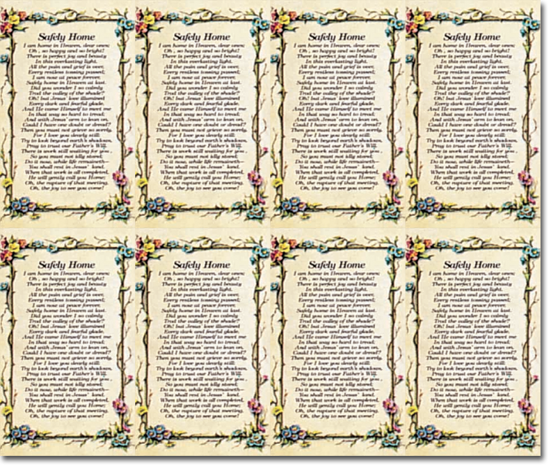 Safely Home Prayer Cards